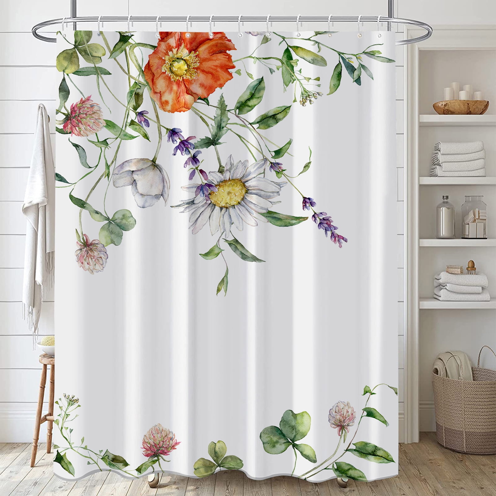 Click here for Flmtop Green Leaf Shower Curtain Banana Leaf Palm... prices