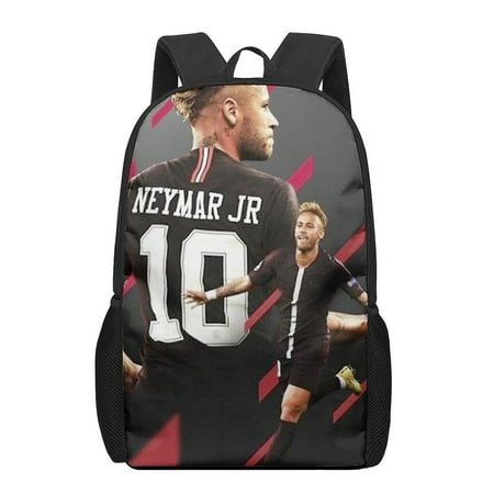 Football-star-neymar School Bags For Boys Girls 3d Print School ...