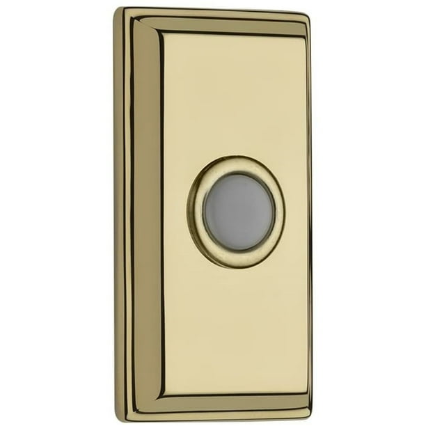 9BR7015004 Rectangular Bell Button Lifetime Brass Finish - Walmart.com ...