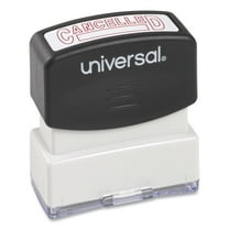 Universal Message Stamp, Cancelled, Pre-inked One-color, Red - Walmart.com