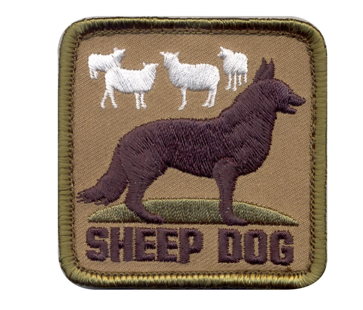 Rothco Sheep Dog Patch with Hook Backing, 2.5" x 2.5" - Walmart.com