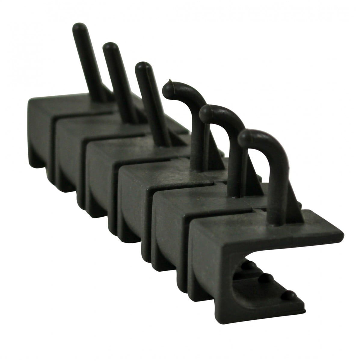 Hooks Fiberglass/Polymer Hook Strip of 6 Utility Hooks | Renovator's ...