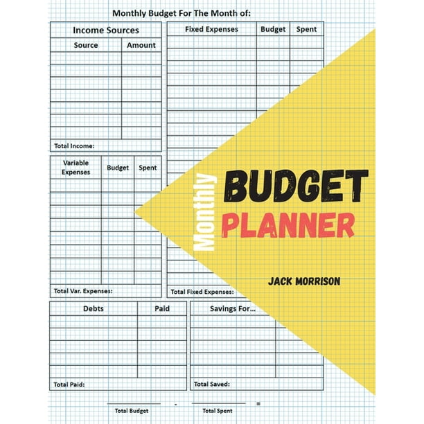 Monthly budget planner and organizer : Debt and savings tracker ...