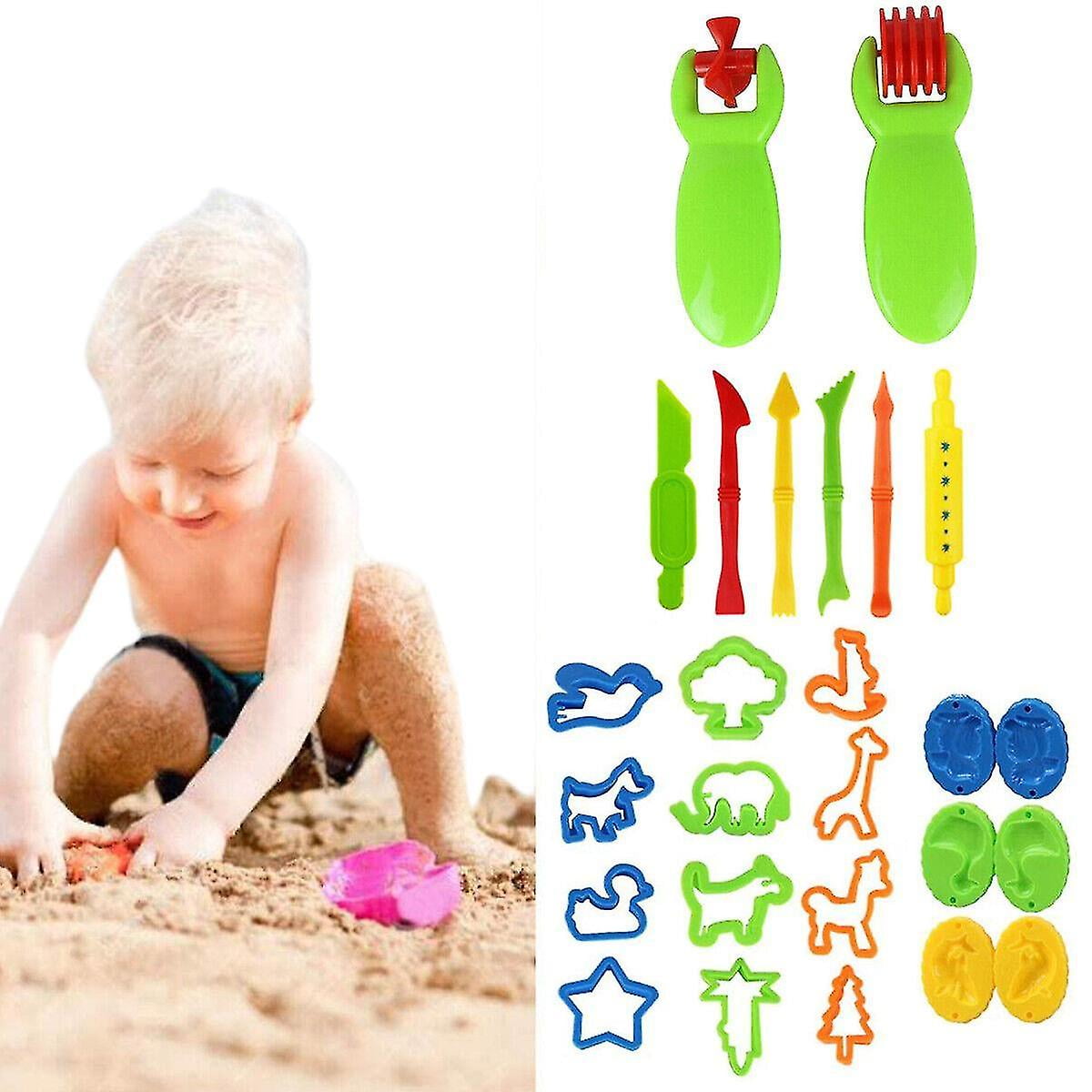 26x Fun Play Doh Tool Set Dough Mould Mold Toy Cutter Modelling For Kid ...