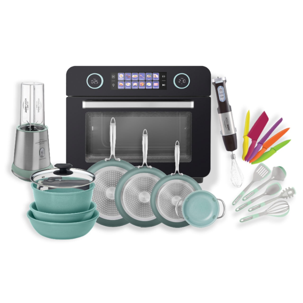 Arma tu cocina Jade Horno + Batidora de inmersión + Jade Fusion + Jade ...
