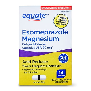 Equate Lansoprazole Delayed Release Capsules 15 mg, Acid Reducer, 42 ...