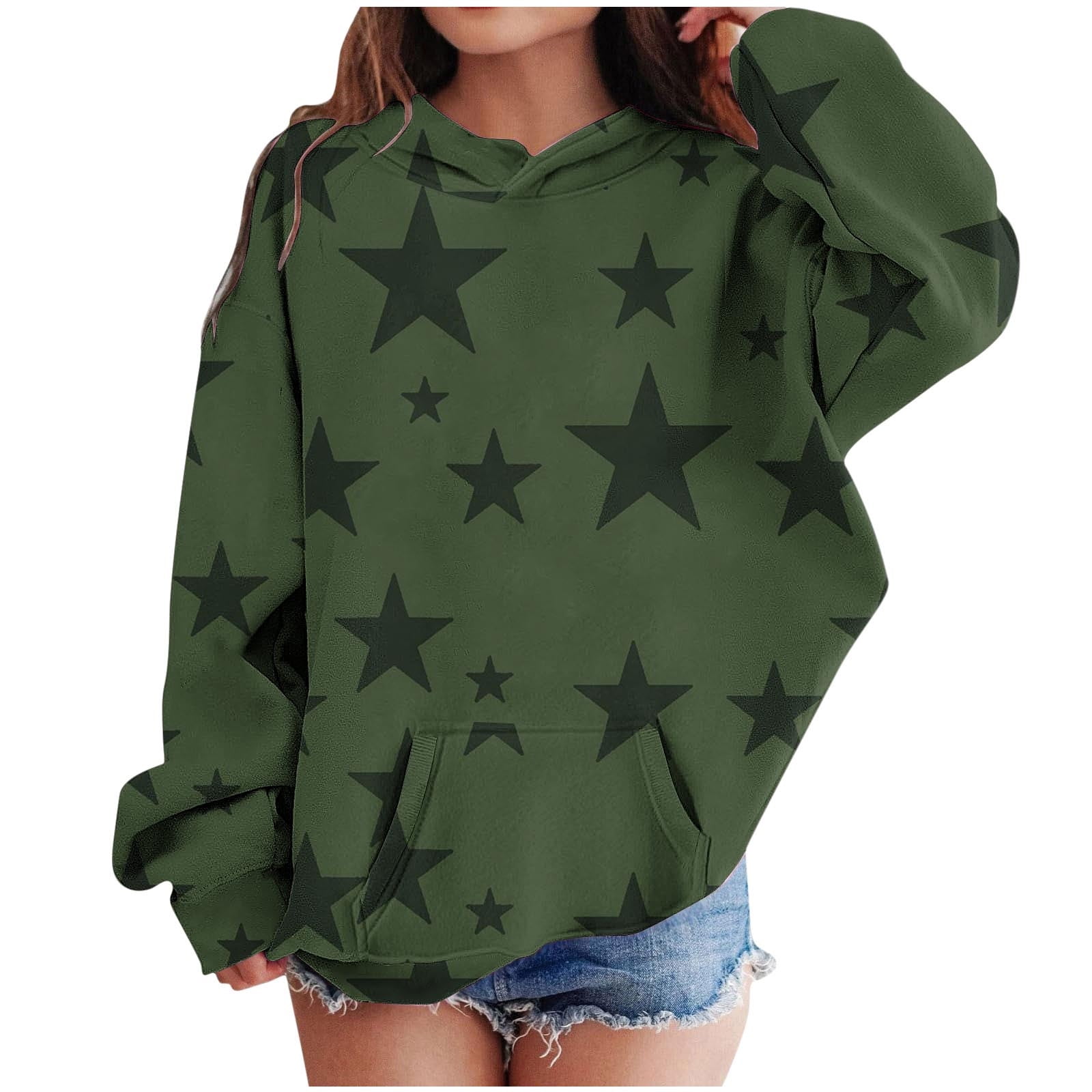 Click here for Lcziwo Star Hoodies For Girls Fall Winter Lightwei... prices