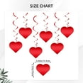 1PC Valentines Decorations, Happy Valentines Banner, Heart Felt Garland ...