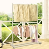 Clothes Rack, 2 Tier Heavy Duty Garment Rack with Storage Shelf, 40"L x ...