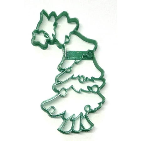 GRINCH WHOVILLE LEANING CHRISTMAS TREE DETAILED HOLIDAY COOKIE CUTTER ...