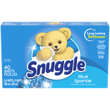 Snuggle Fabric Softener Dryer Sheets, Blue Sparkle, 40 Count - Walmart.com