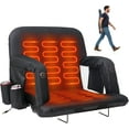 Slsy Dual-Sided Heated Stadium Seats for Bleachers with Backrest ...