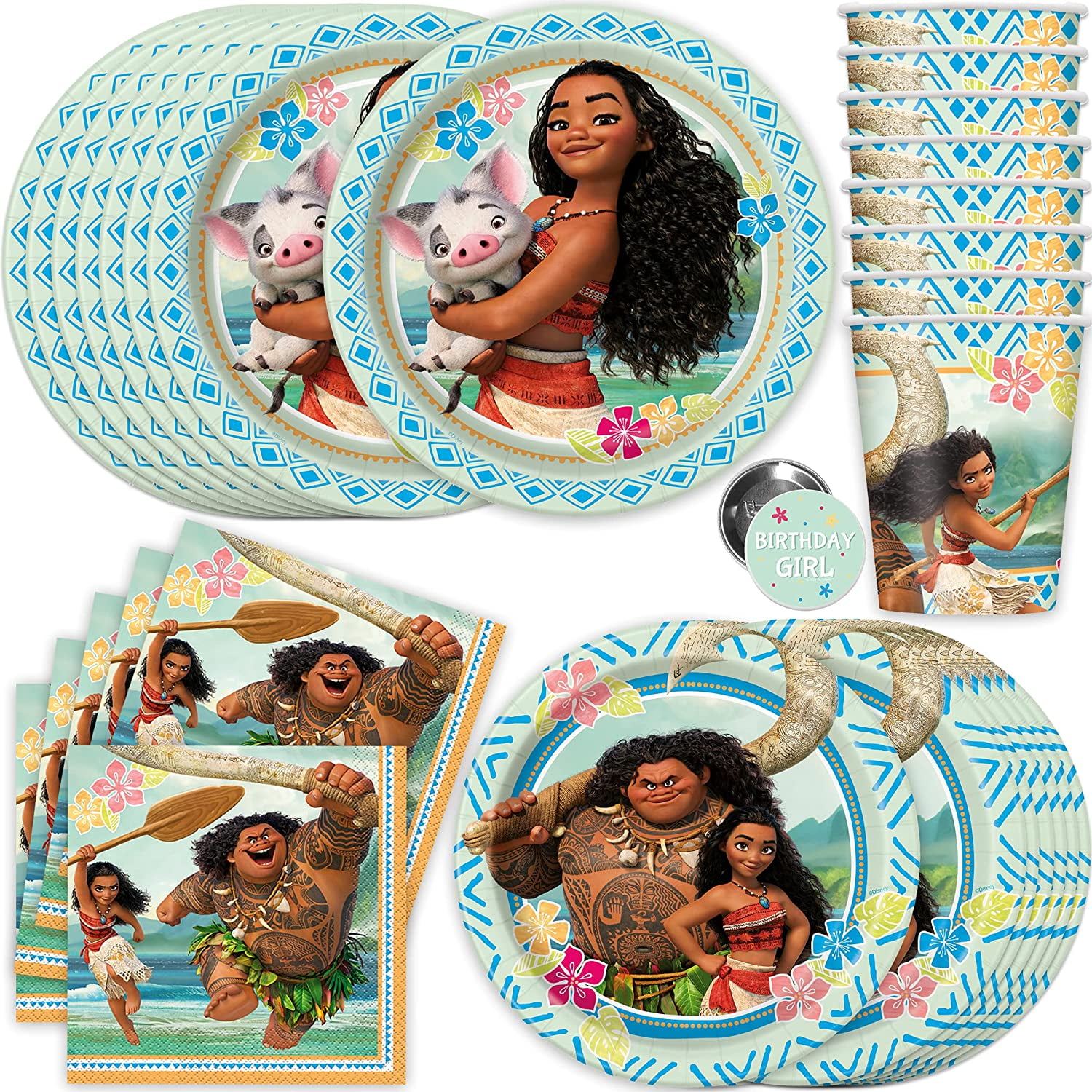 Click here for Htooq Moana Party Supplies  Moana Birthday Party S... prices