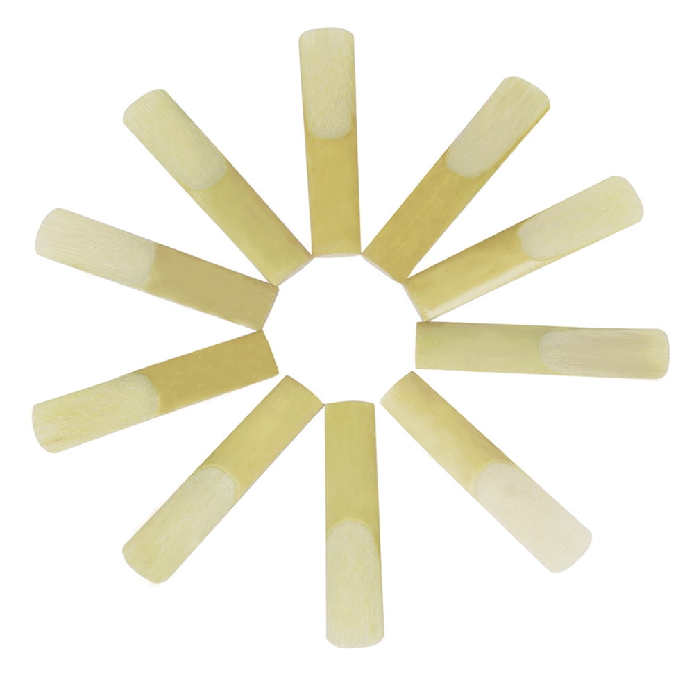 Reed Alto grado Cañas de Saxofón Alto Fuerza 2.5, 10pcs / Box Tomshoo ...