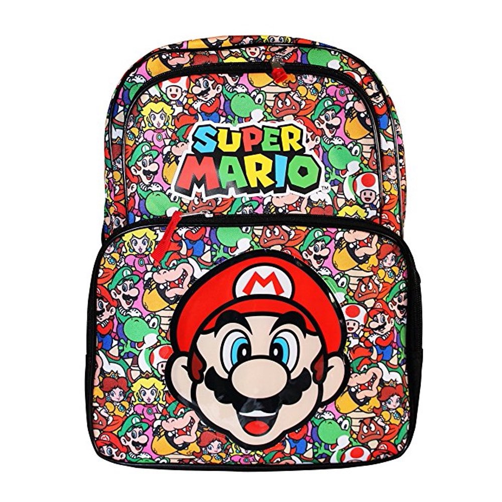 Licensed - Disney Marvel Nintendo Super Mario Bros 16" Backpack with ...