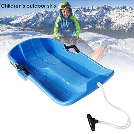 Snow Sledge High Performance Toboggan with Pull Sledge Snow Sand Grass ...