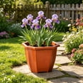 Flower Planters Octagonal Imitation Ceramic Thick Plastic Pots With ...