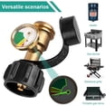 Propane Tank Gauge Level Indicator Color Coded Universal Propane Gauge ...