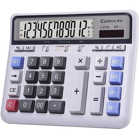 Desktop Calculator 12 Digit With Large Lcd Display And Sensitive Button ...
