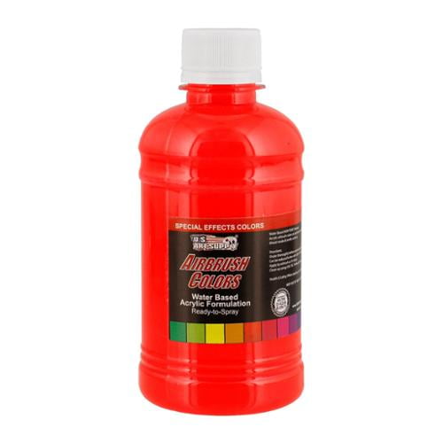 US Art Supply 8-Ounce Special Effects Neon Red Airbrush Paint - Walmart ...