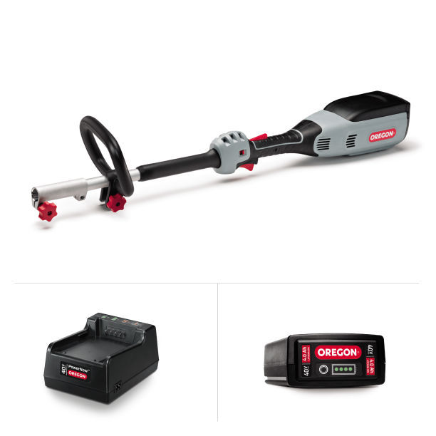 Oregon 40V Multi-Attachment Powerhead A6 kit (no attachment, 4.0Ah ...