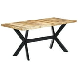 vidaXL Dining Table Living Room Dinner Kitchen Table Multi Materials ...