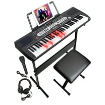 Hamzer 61-Key Compact Electric Piano Keyboard for Adults & Beginners ...