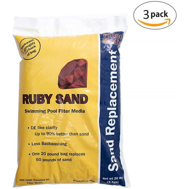 Zeo RUBYRED20 20 lbs Ruby Sand Ceramic Filter - Walmart.com - Walmart.com