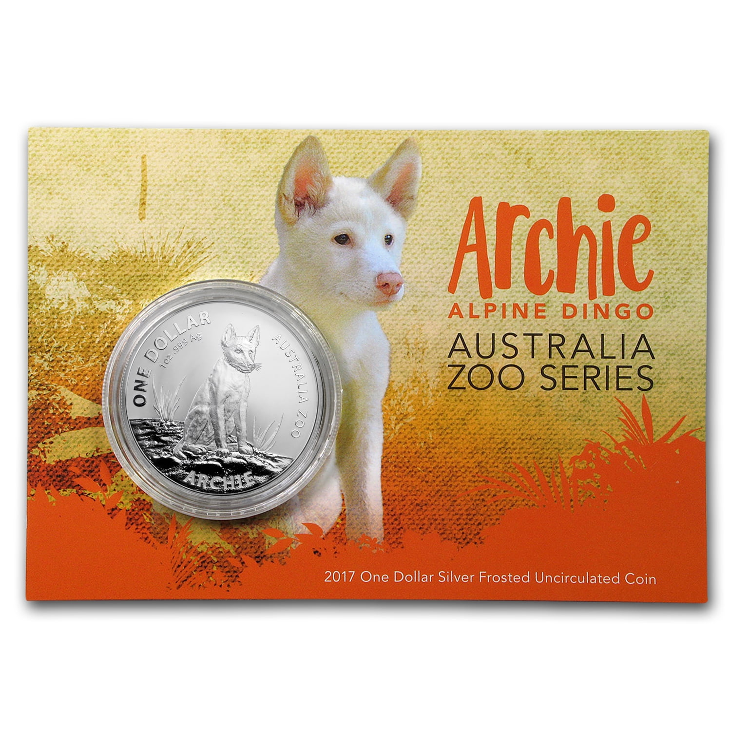 2017 Australia 1 oz Silver Archie the Alpine Dingo - Walmart.com