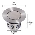 Universal Wash Basin Bounce Drain Filter Anti Clogging Top Drainer ...