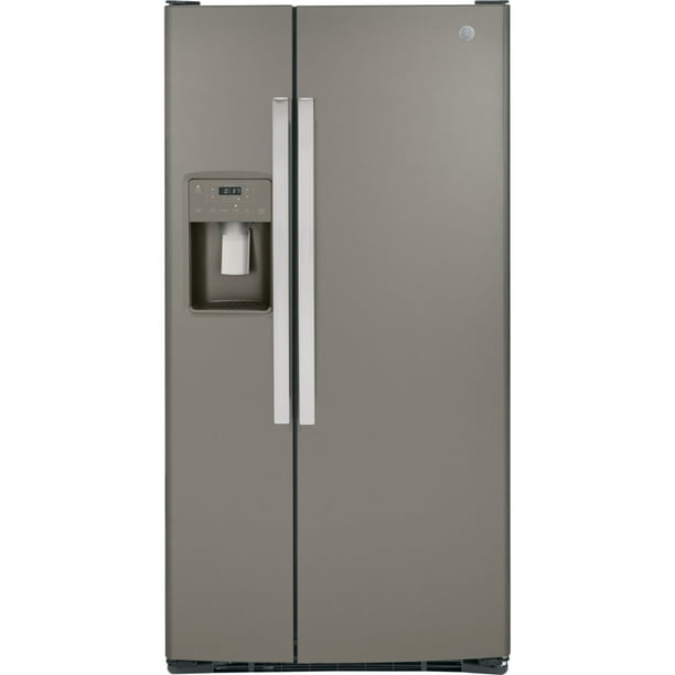 GE 23 Cu. Ft. Side-By-Side Refrigerator Slate - GSS23GMPES - Walmart.ca