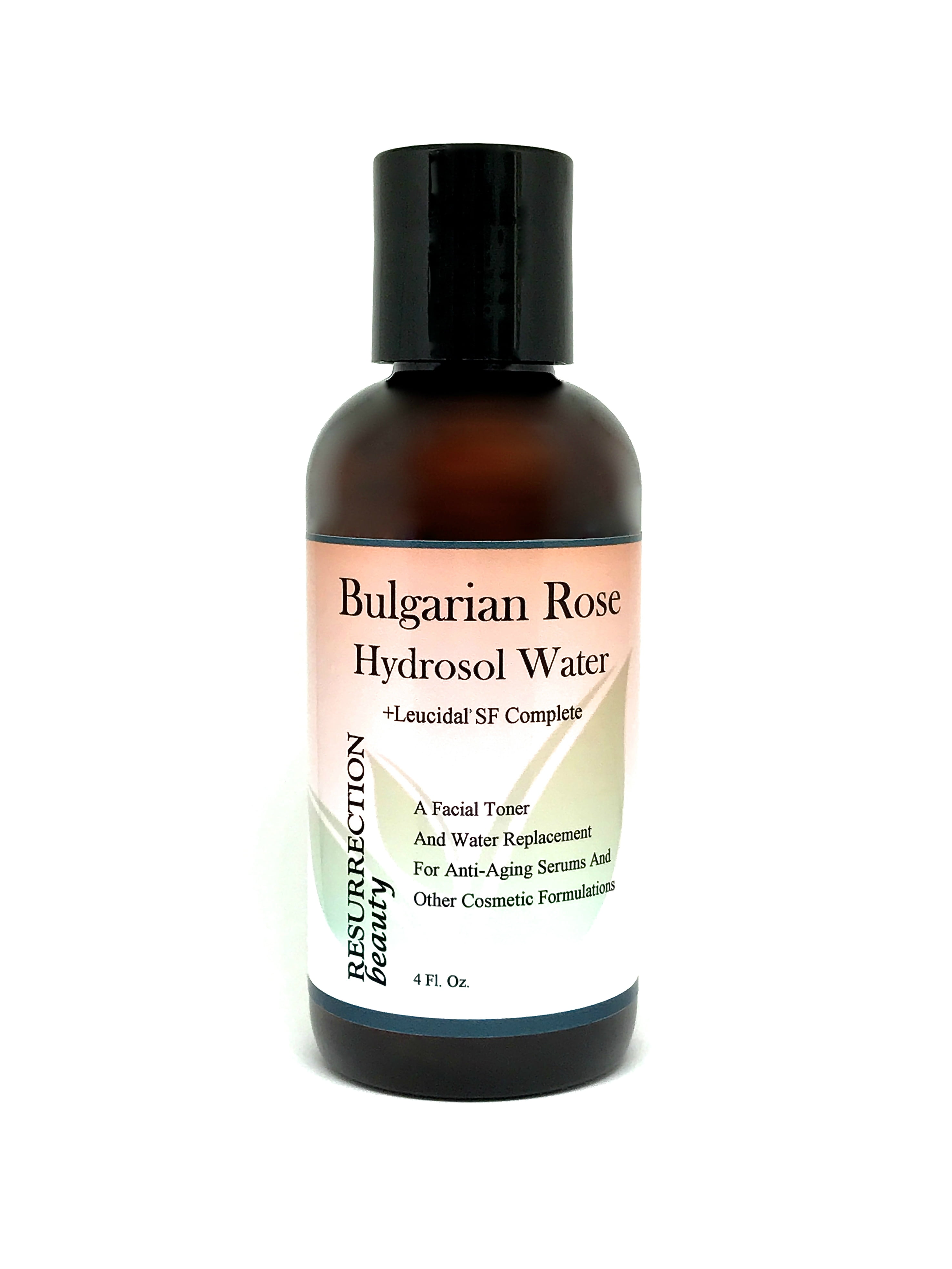 Rose Hydrosol Water With Leucidal SF Complete, Rosa Damascena Floral ...