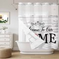 No Hook Shower Curtain with Snap in Fabric Liner Set Welcome to Our ...