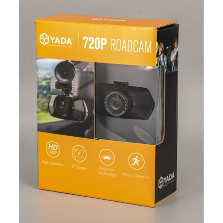 YADA 720P HD Roadcam Universally Compatible Window Mounted Dash Cam, 2 ...