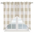 Buffalo Yellow Plaid Swag Curtain Valance for Windows, Spring Simple ...