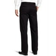 IZOD Men's American Chino Flat Front Straight Fit Pant, Black, 31W x ...