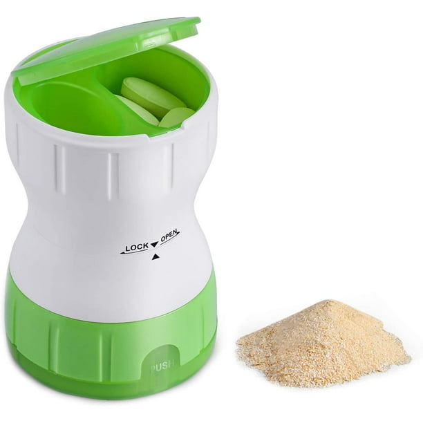 Pill Crusher Grinder - Crushes Small or Large Pills Tablets Vitamins to ...