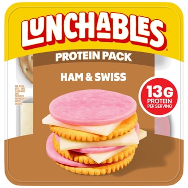 Lunchables Value Kit: Ham & Cheddar Cheese Cracker Stackers Kid Snack ...