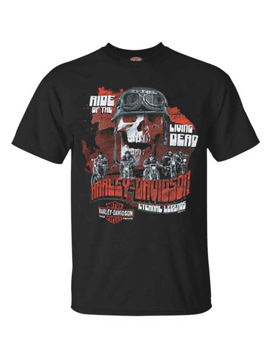 Harley-Davidson Men's Eternal Legends Crew-Neck Short Sleeve T-Shirt ...