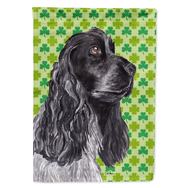 Cocker Spaniel St Patrick's Irish Garden Flag - Walmart.com