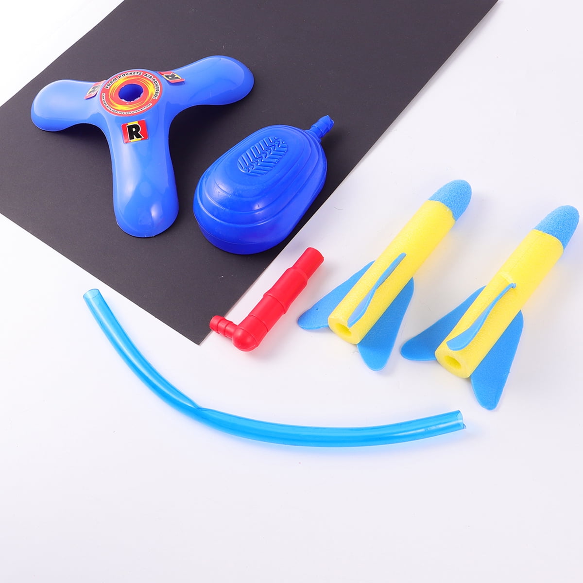 Novelty Outdoor Air Rockets Toys Children Pneumatic Rocket Launcher Toy ...