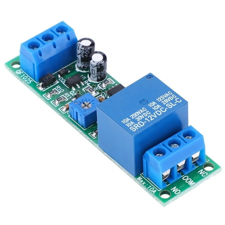 Timer Relay Module, Low-level Signal Trigger Time Range 0.1-5 Seconds ...