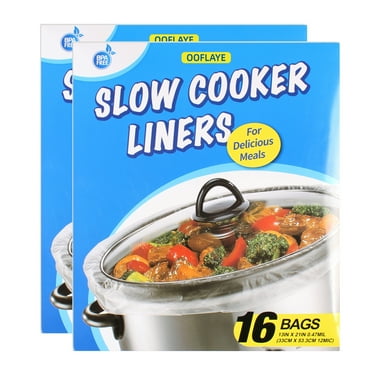 ECOOPTS BPA-Free Slow Cooker Liners, 40 Count, Suitable for 3-8 Quart ...