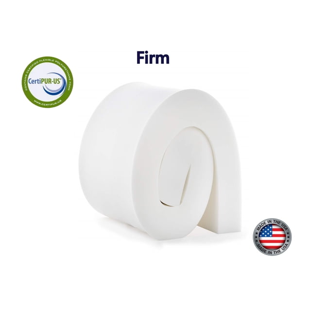 High Density Upholstery Foam Cushion 2"x 24"x 80" (Firm) 1.8 lb/per ...