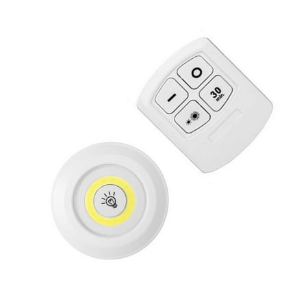 Cabinet Light Remote Control Night Light 80-120LM Adjustable COB ...