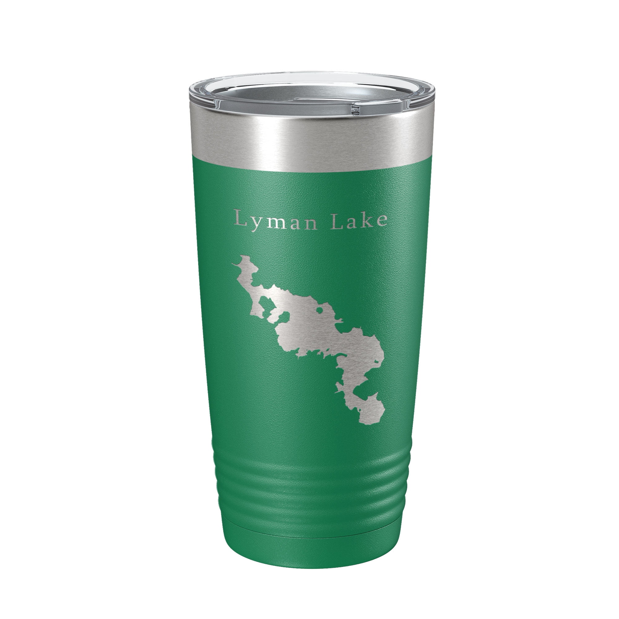 Lyman Lake Map Tumbler Travel Mug Insulated Laser Engraved Coffee Cup ...