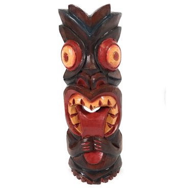 Learning Tiki Mask 12" - Lono - Tiki Bar Decor | #dpt513530 - Walmart.com