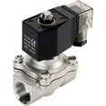 1/2" Stainless Steel Solenoid Valve Waterproof Normally Closed Solenoid Valve With LED Power ...