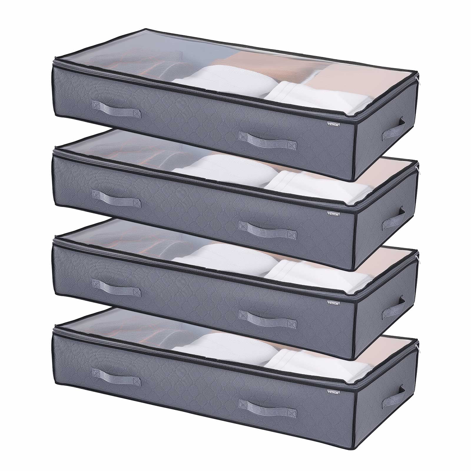 Click here for Vevor Under Bed Storage With Clear Lids  39.2 X 19... prices