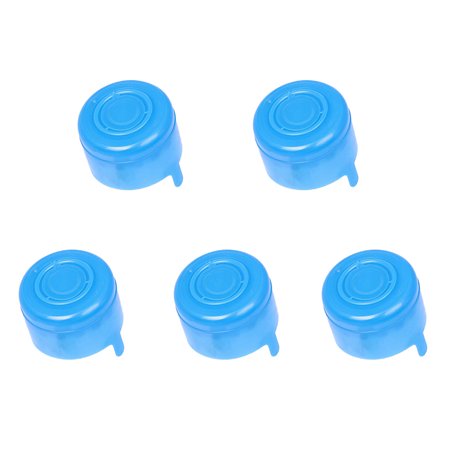 5 Pcs Replacement Water Bottle Snap On Cap Anti Splash Peel Off Tops ...